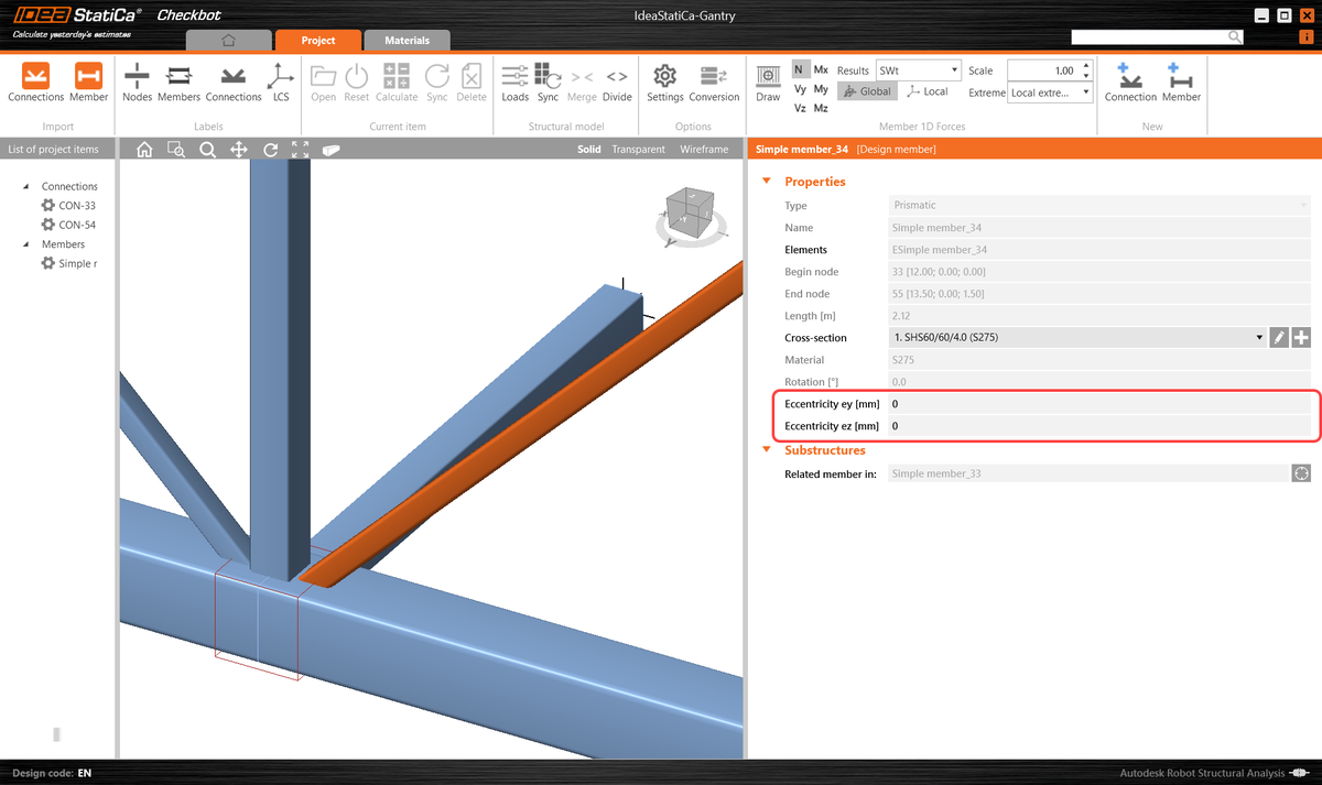 Truss Members and IDEA StatiCa | IDEA StatiCa