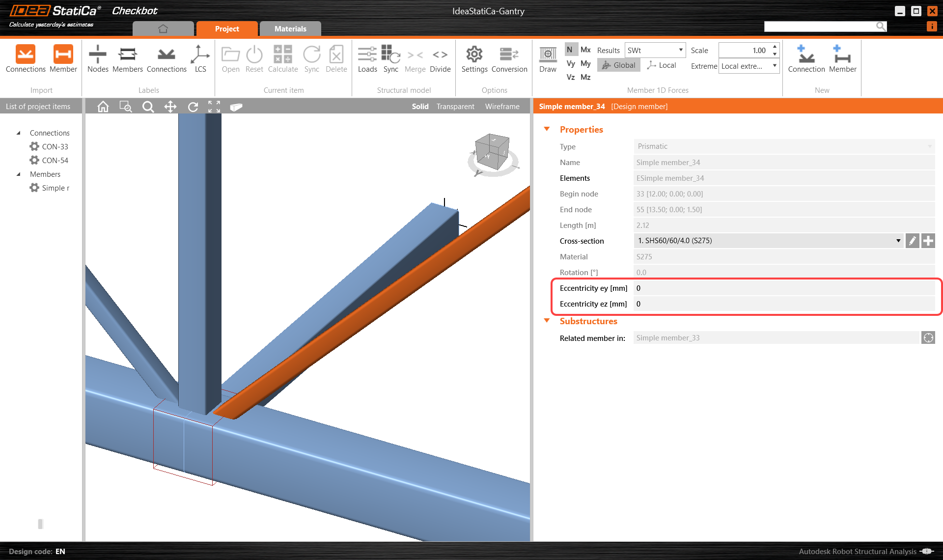 Truss Members and IDEA StatiCa | IDEA StatiCa