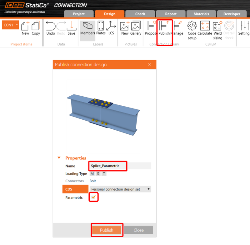 Parametric design in IDEA StatiCa Connection - Basics (01) | IDEA StatiCa