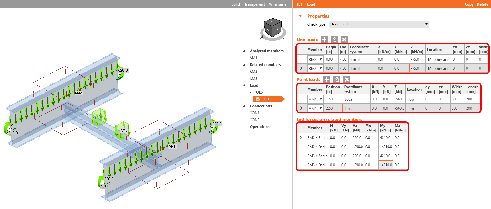 Structural design of a steel cross-beam affected by lateral torsional ...