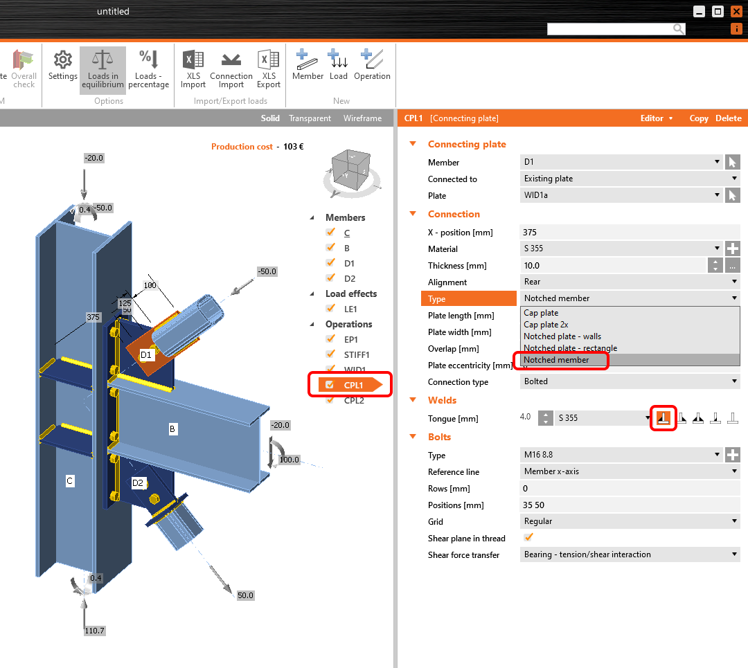 Structural design leveraging the Connection Library (EN) | IDEA StatiCa