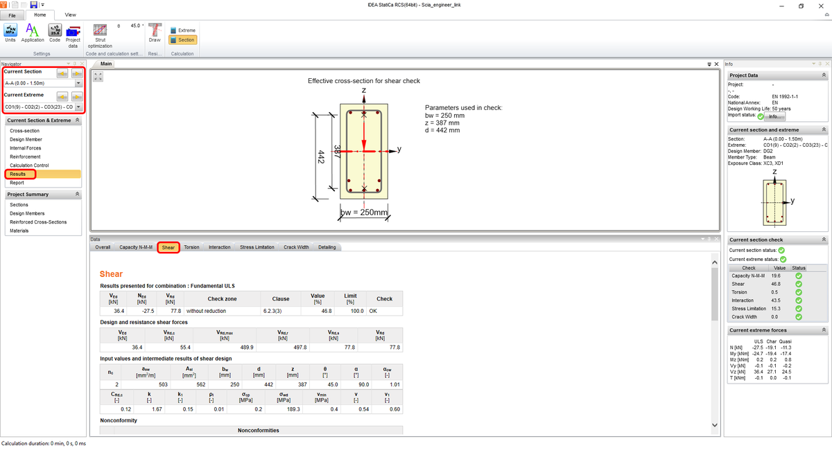 SCIA Engineer BIM link for concrete design (EN) | IDEA StatiCa