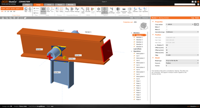 Tekla Structures BIM link for the structural design of a steel ...