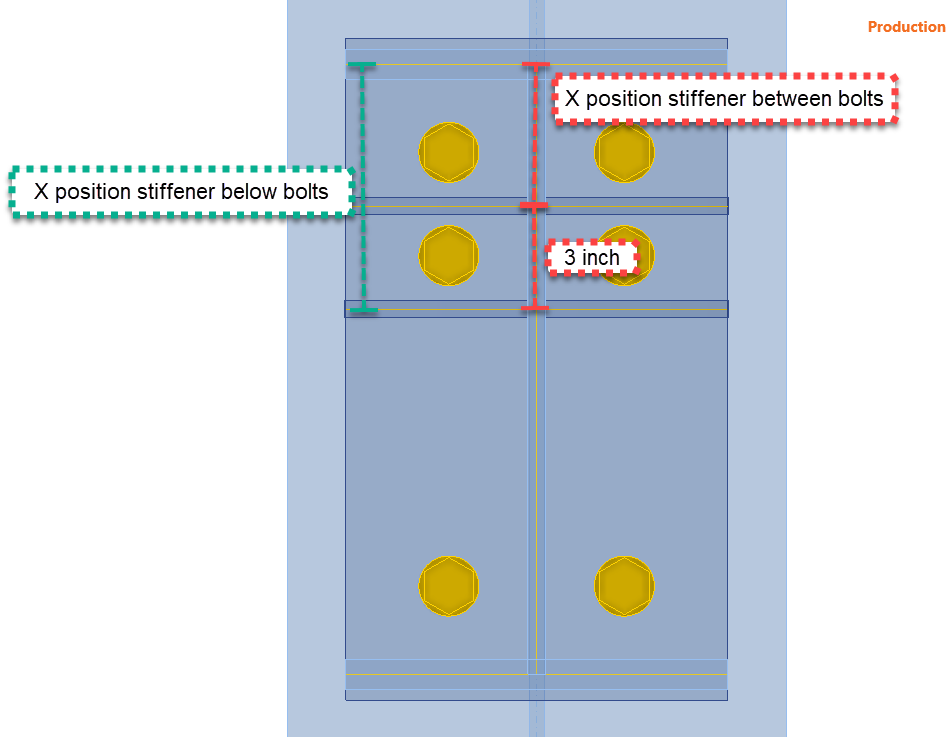 Parametric design in IDEA StatiCa Connection - Flush moment end plate ...