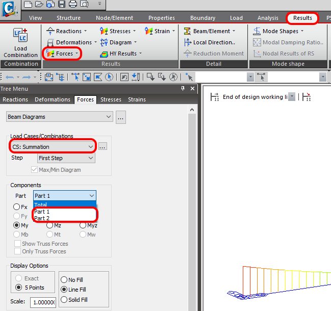 Structural design of composite section in RCS (EN) | IDEA StatiCa
