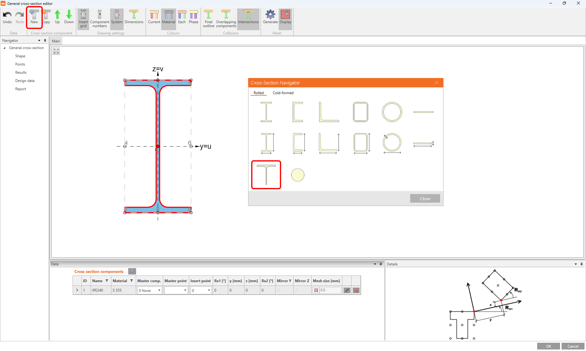 Stiffness analysis of a steel connection (EN) | IDEA StatiCa