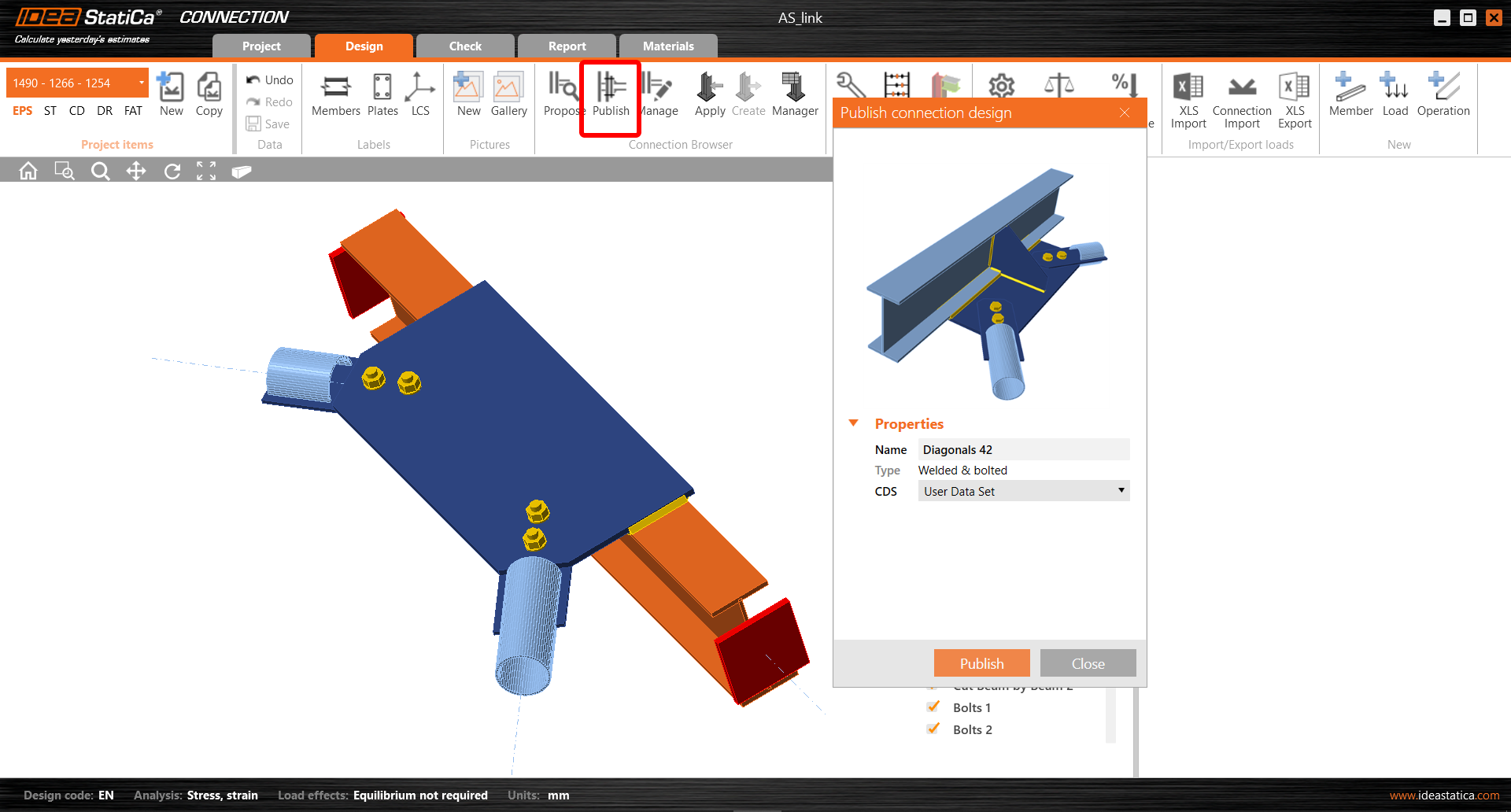 IDEA StatiCa Connection Browser - Library of connections | IDEA StatiCa