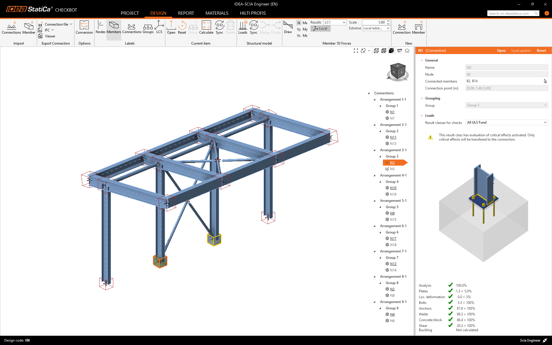 BIM link tutorial Connection – Tekla Structural Designer (EN) | IDEA ...