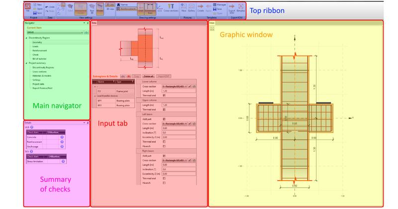 General interface in Detail application | IDEA StatiCa