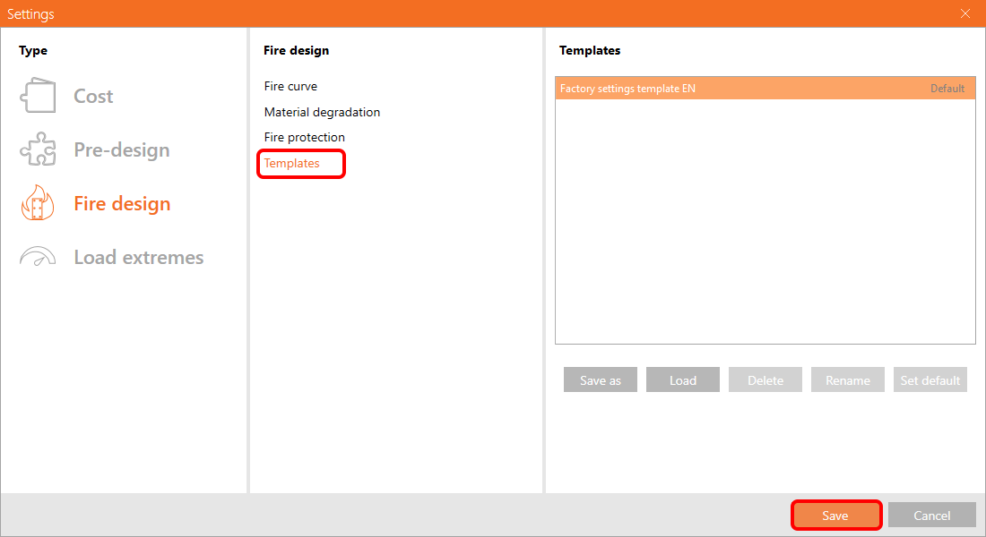 Fire design analysis of a steel member (EN) | IDEA StatiCa
