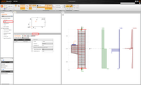 Reinforced column with a bracket (EN) | IDEA StatiCa