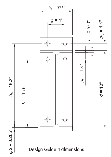 Four bolt unstiffened extended End-plate FR moment connection | IDEA ...