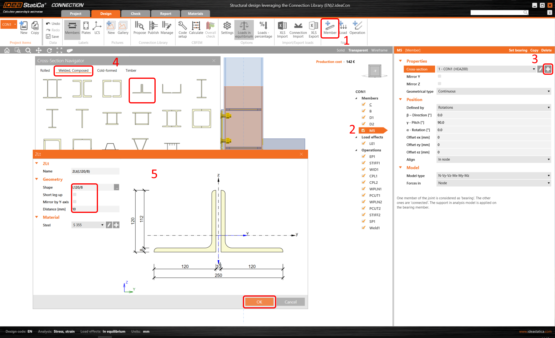 Structural design leveraging the Connection Library (EN) | IDEA StatiCa