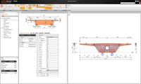 Prestressed bridge diaphragm (EN) | IDEA StatiCa