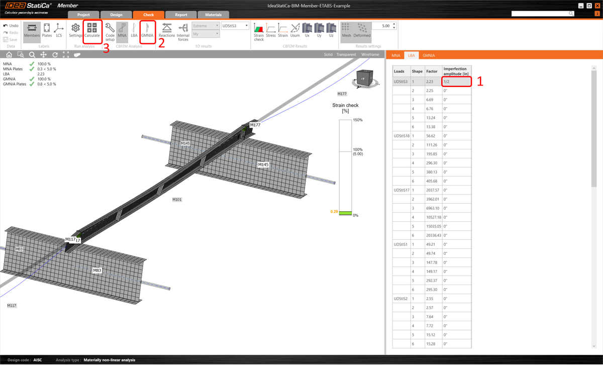Checking and Control | IDEA StatiCa