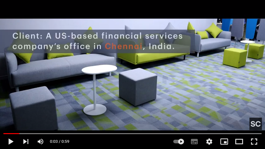 A fresh and energetic new office for a global financial powerhouse at ...