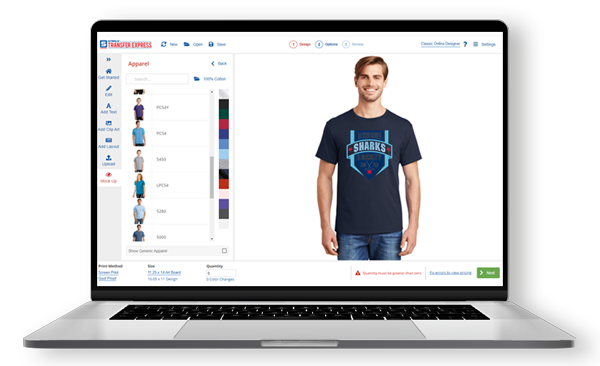 What is Easy View Designer | Transfer Express