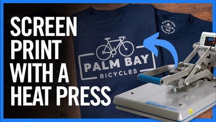 Screen Printing With Just A Heat Press | Videos | Transfer Express