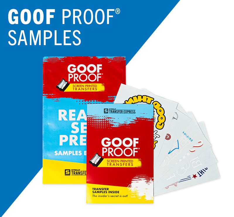 Free Samples | Heat Transfers | Transfer Express