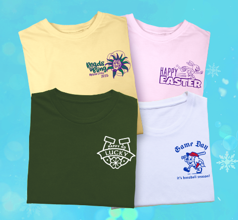 Spring Samples | Heat Transfers | Transfer Express