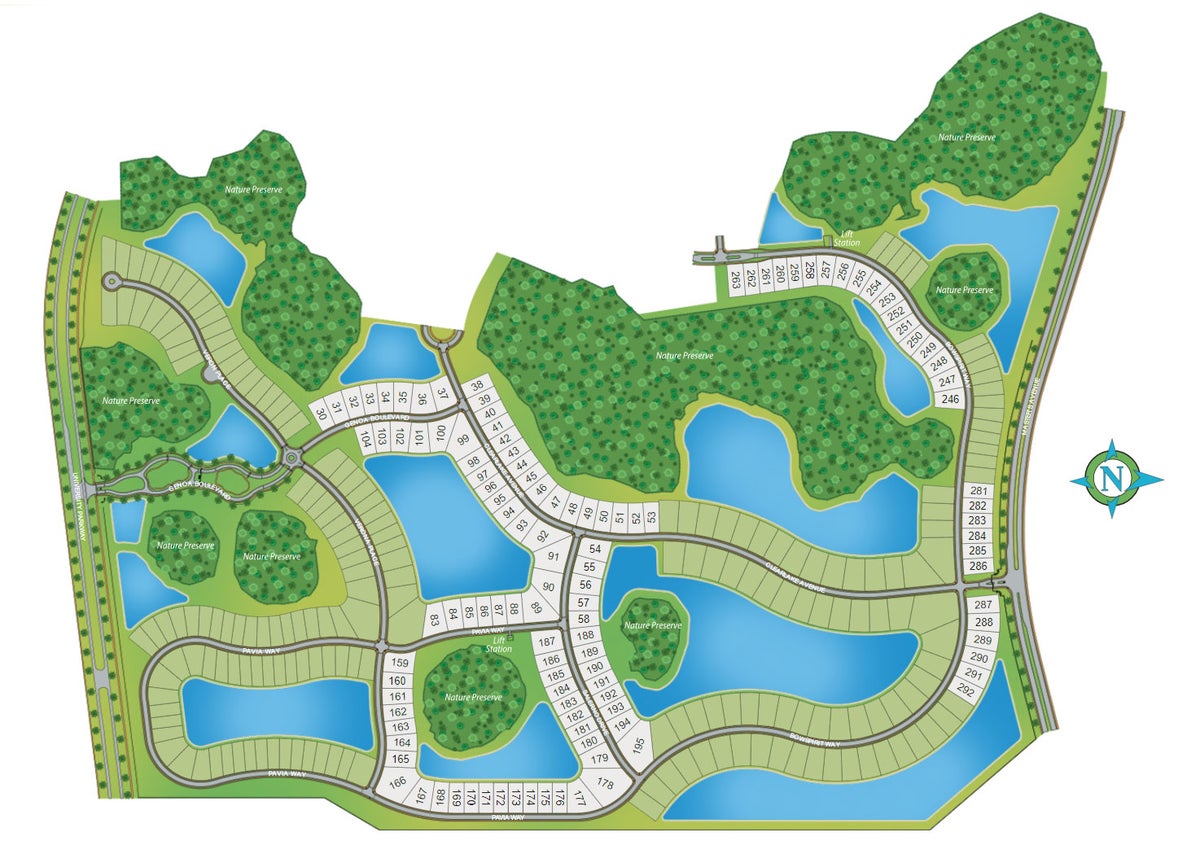 Site plans / The Lake Club / STOCK Family of Companies