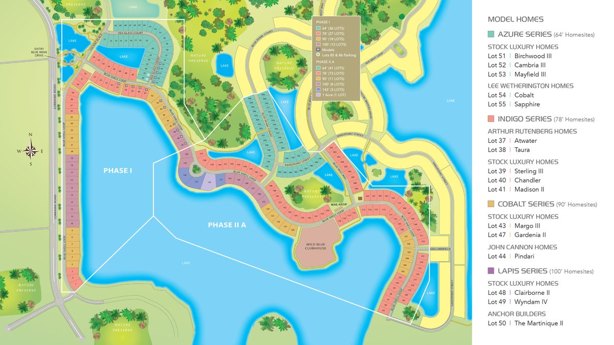 Site plan / Wild Blue at Waterside / STOCK Family of Companies