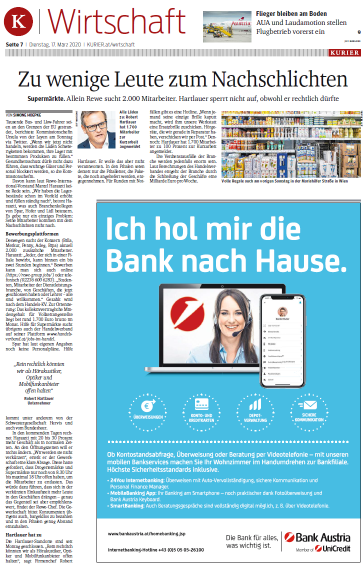 Hartlauer in den Medien | Hartlauer