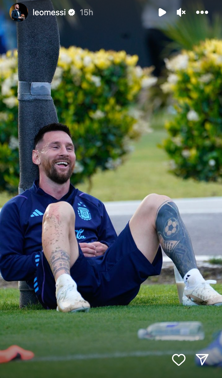Argentina Kick Off Training Amidst Absences, Messi and Maffeo in Focus ...