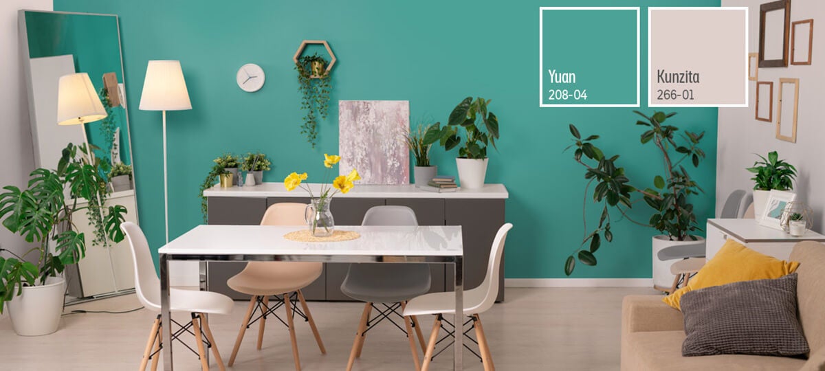 Decoración de espacios con colores Turquesas | Comex Turquesas ColorLife