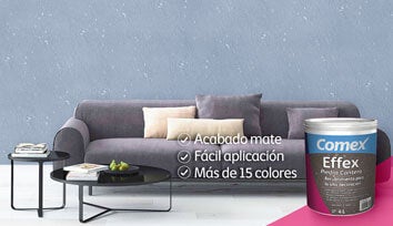 Paredes con texturas y efectos | Comex