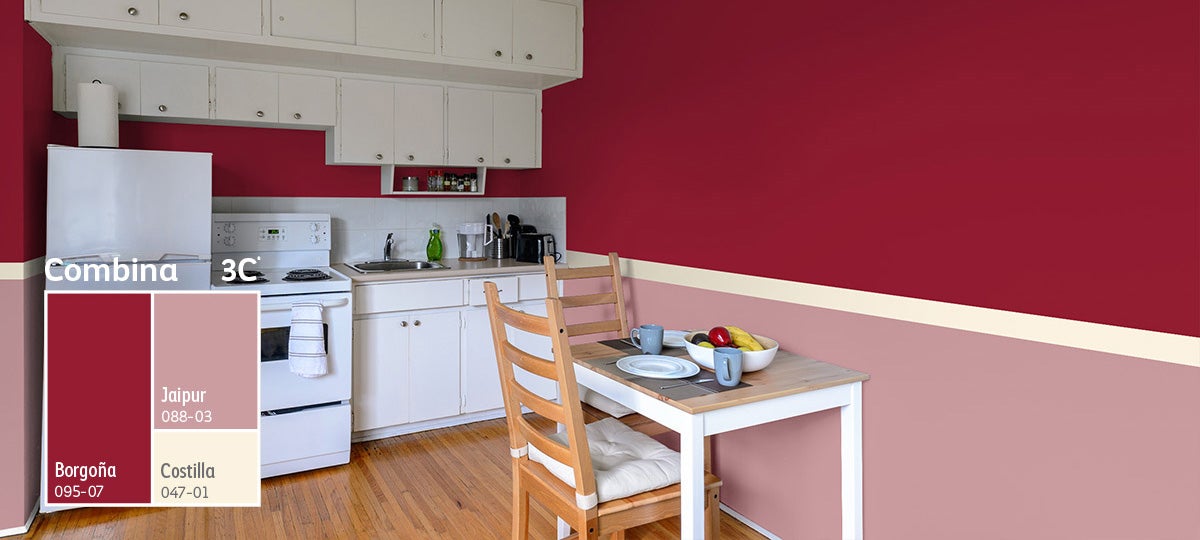 Inspírate con ColorLife con el color borgoña