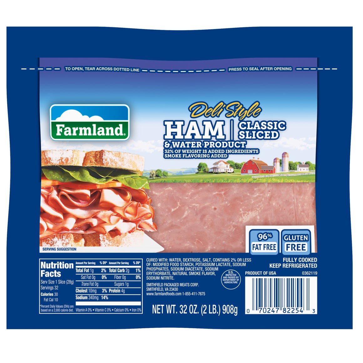 Classic Sliced Ham | Farmland Foods