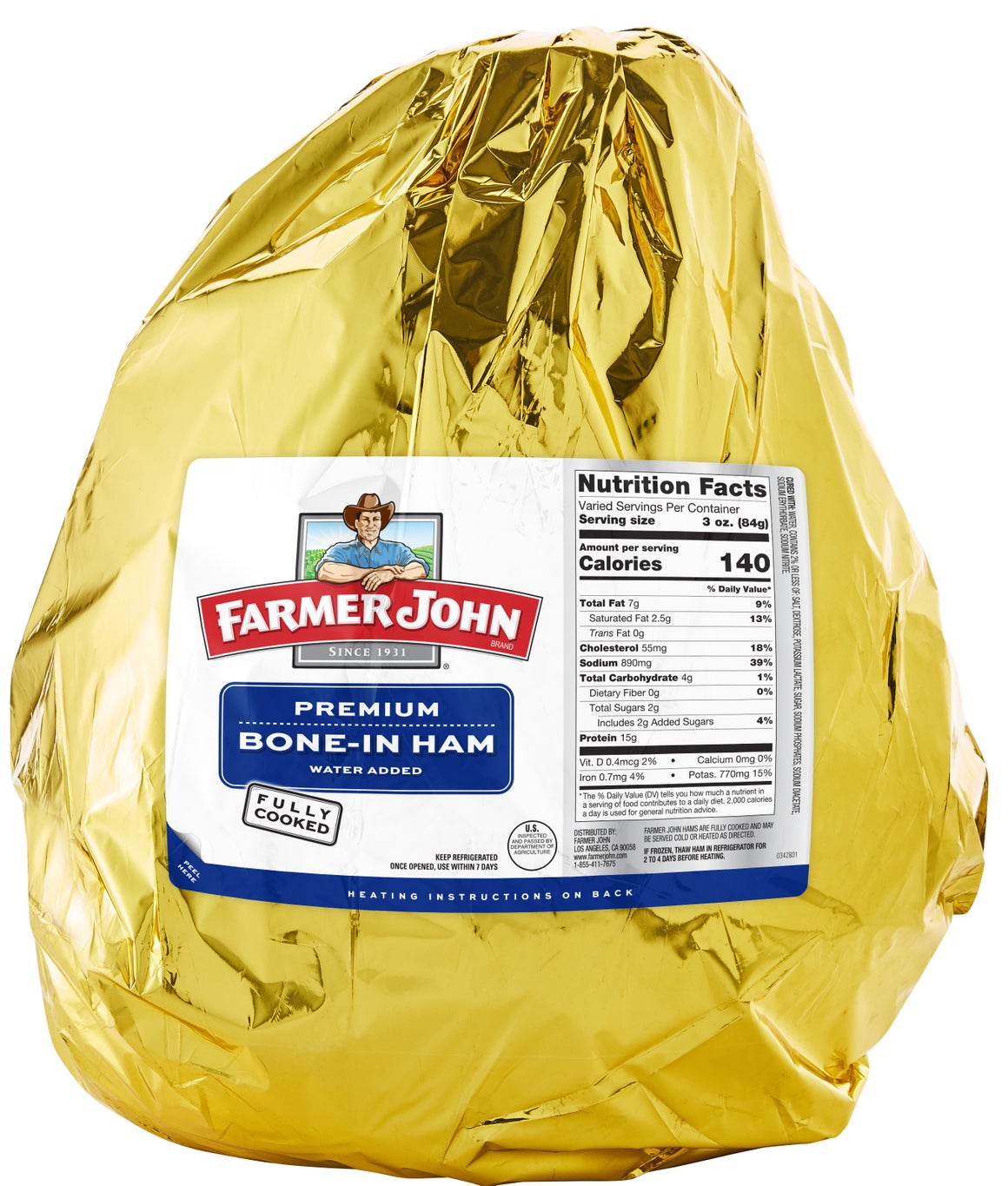 Jamón Premium Con Hueso | Farmer John