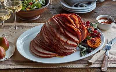 Riesling-Peach Glazed Ham | Farmer John