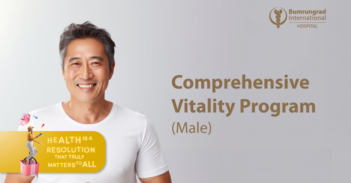 Comprehensive Vitality Program (Male) | Bumrungrad