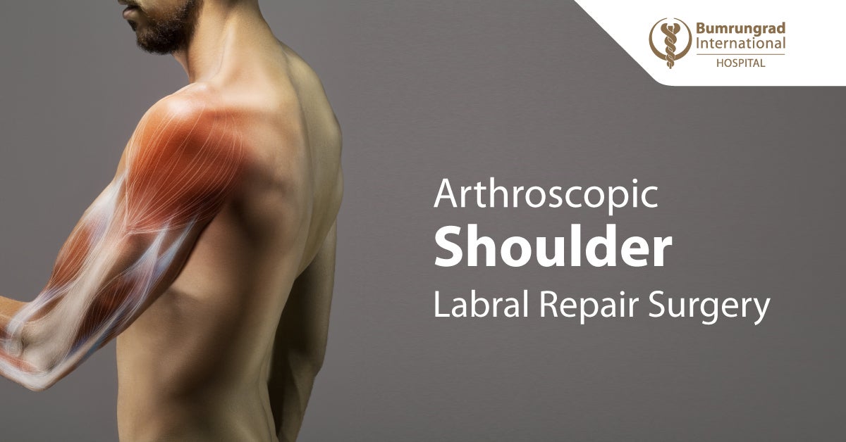 Arthroscopic shoulder labral repair surgery