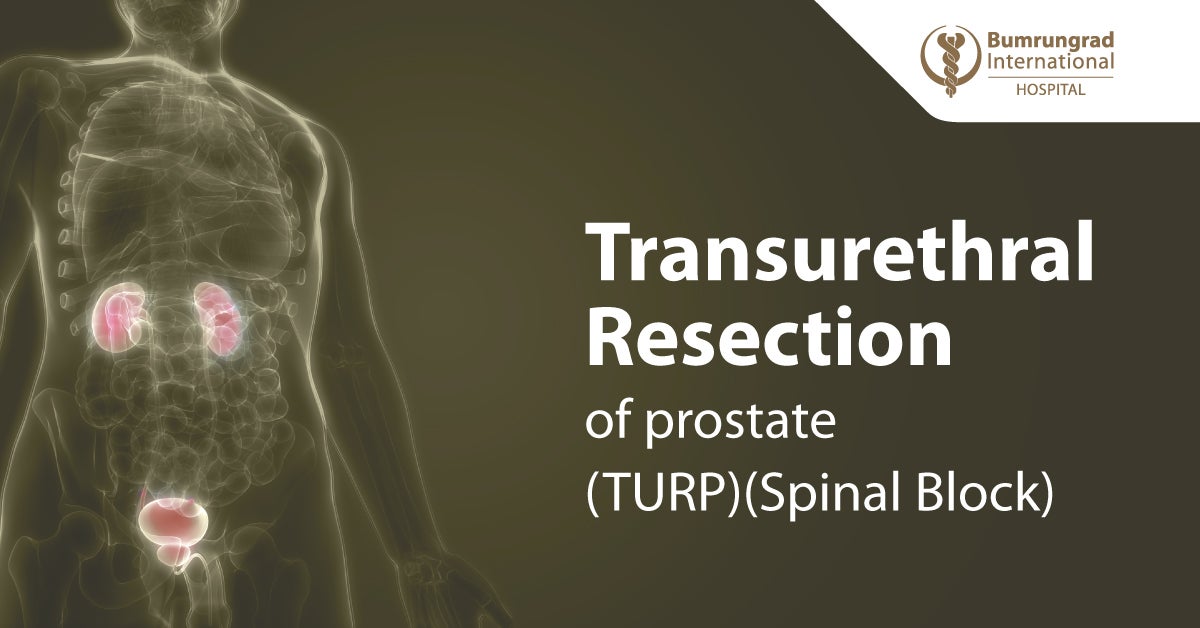 Transurethral resection of the prostate (TURP) under spinal block