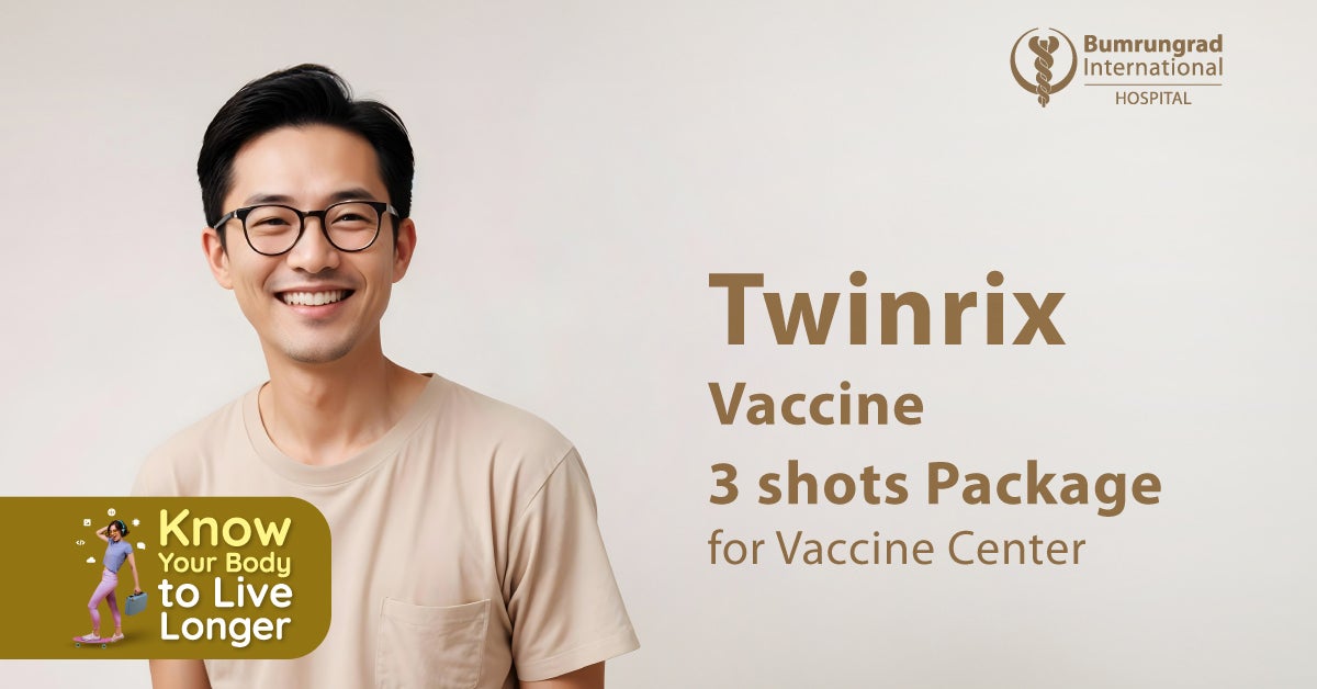 Twinrix Vaccine 3 shots package for Vaccine Center