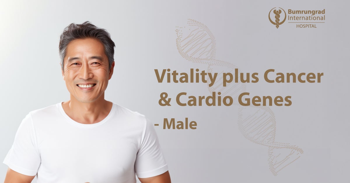 Vitality plus Cancer and Cardio Genes - Male