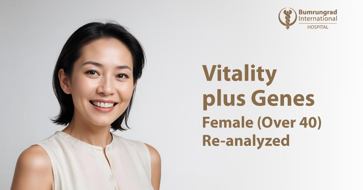 Re-analyzed -Vitality plus Cancer and Cardio Genes - Female (Over 40)
