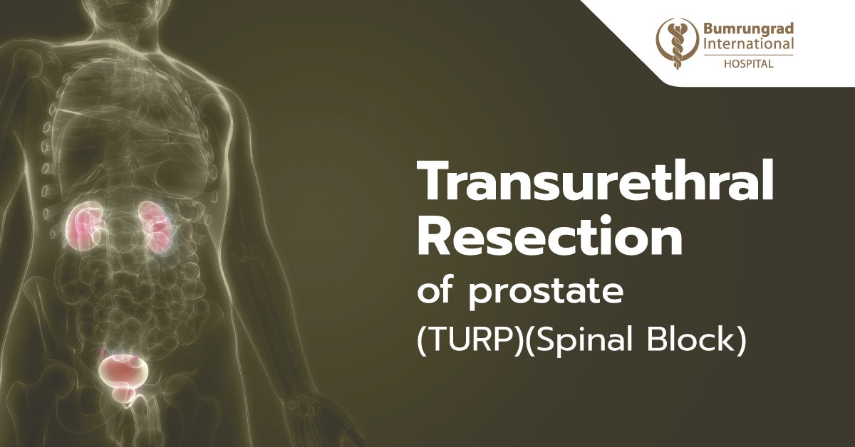 Transurethral resection of the prostate (TURP) under spinal block