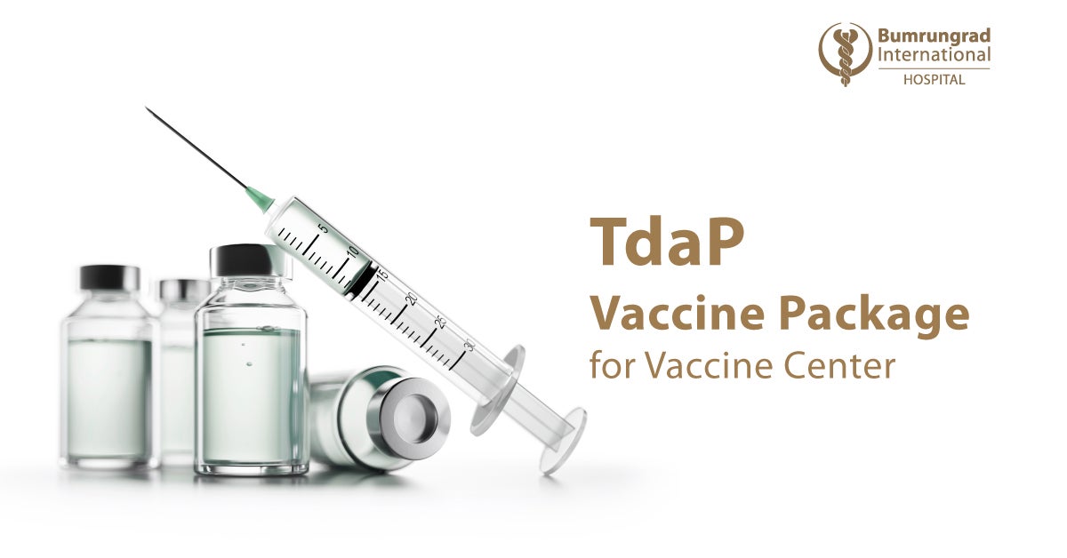 Tdap Vaccine package for Vaccine Center