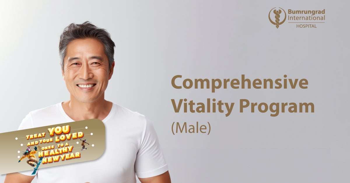 Comprehensive Vitality Program (Male) | Bumrungrad