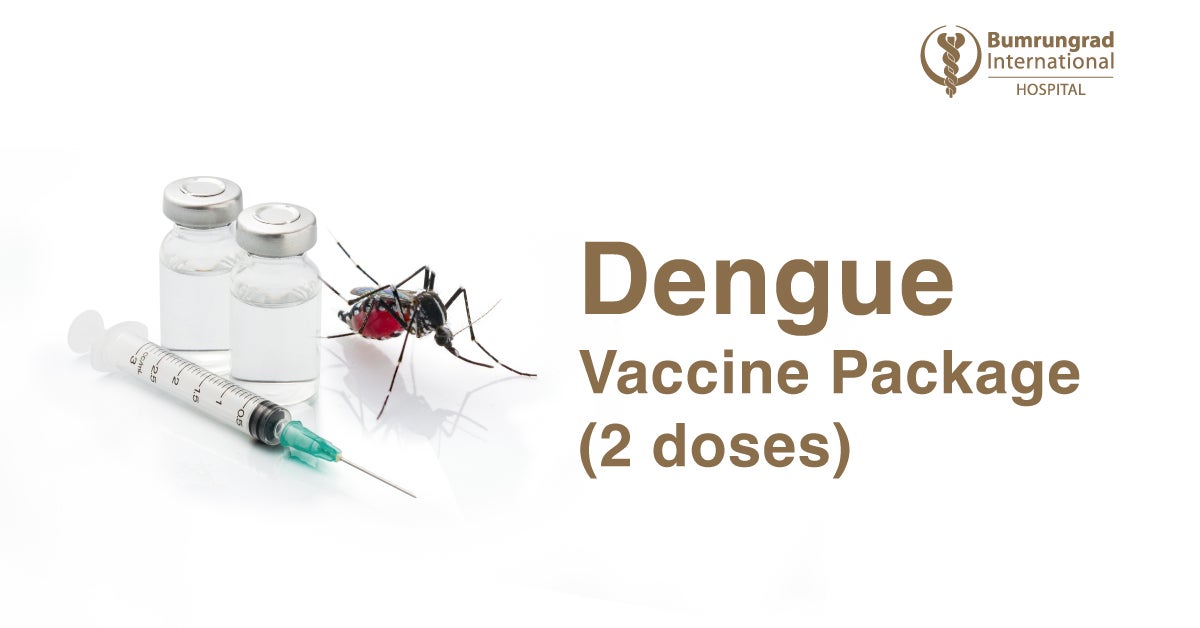 Dengue Vaccine 2 shots package for Vaccine Center