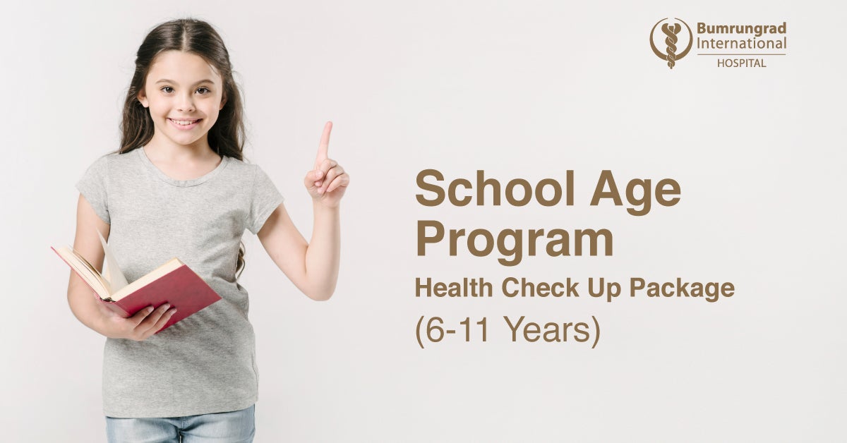 School age program health check up package (6-11 Years)