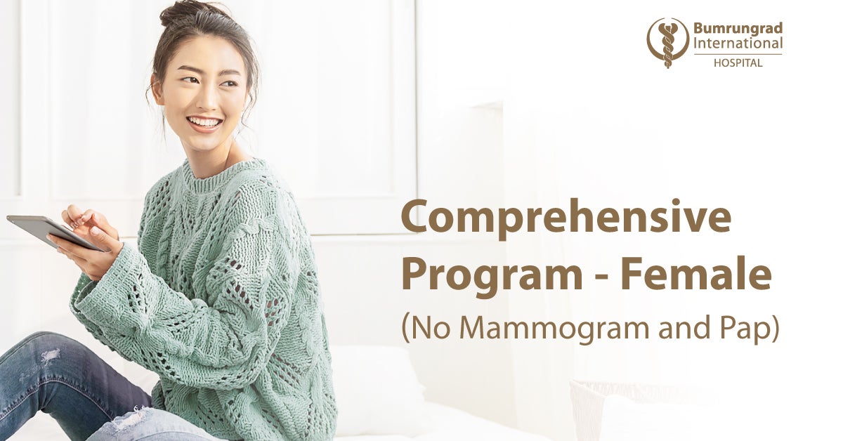 Comprehensive Program - Female (No Mammogram and Pap)