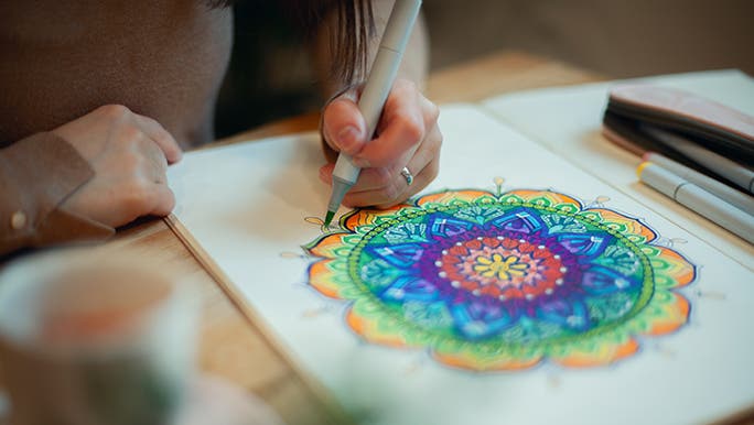Ever tried a mindfulness colouring book to help you relax? | Healthylife