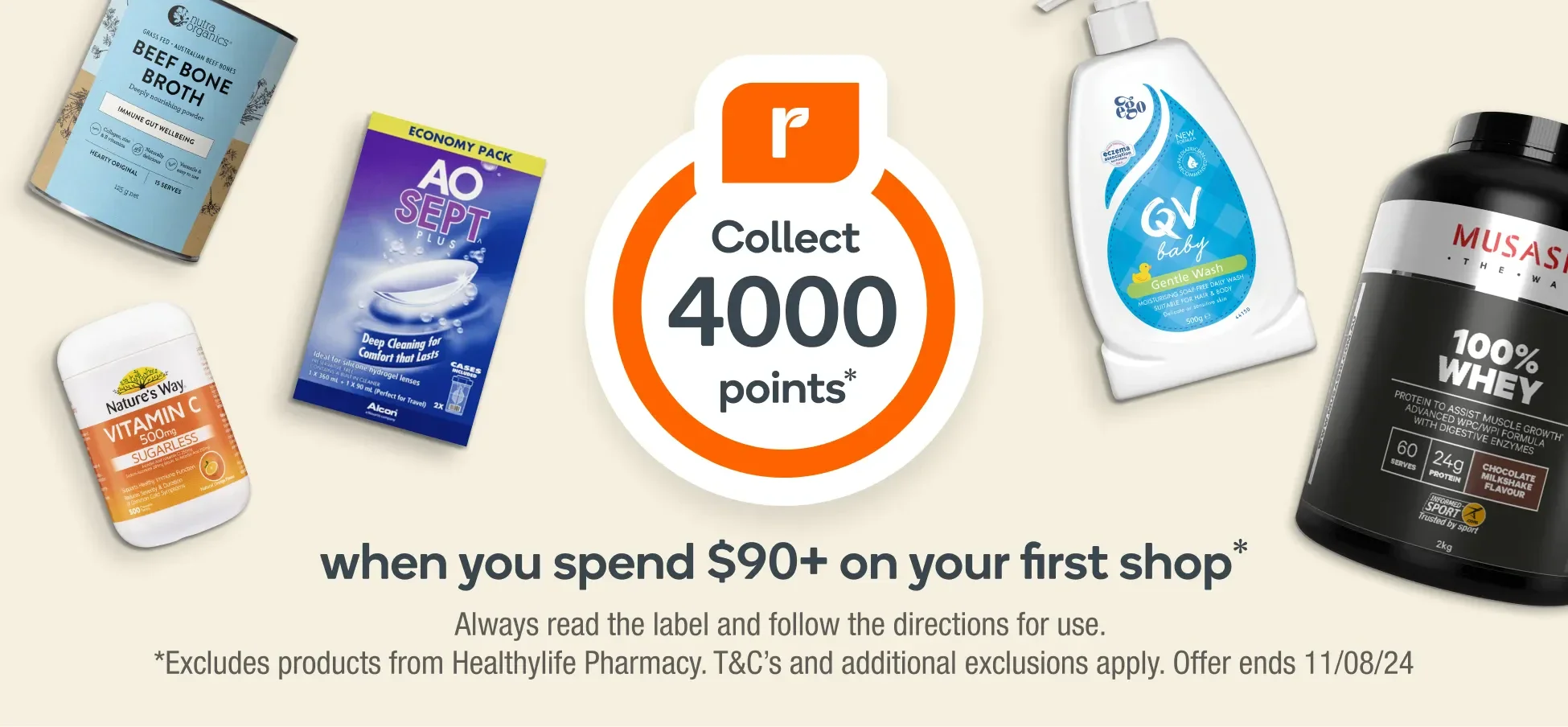 Collect 4000 Everyday Rewards Points* | Healthylife