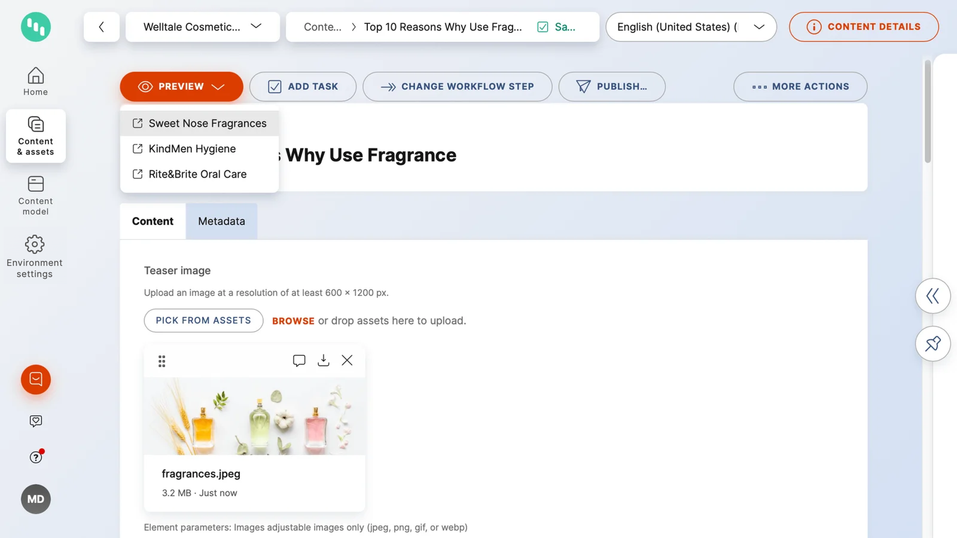 Spaces | Kontent.ai Learn