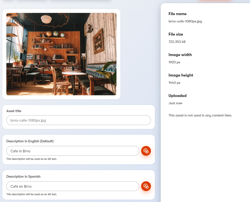Import assets | Kontent.ai Learn
